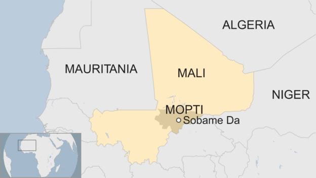 Map: courtesy of BBC